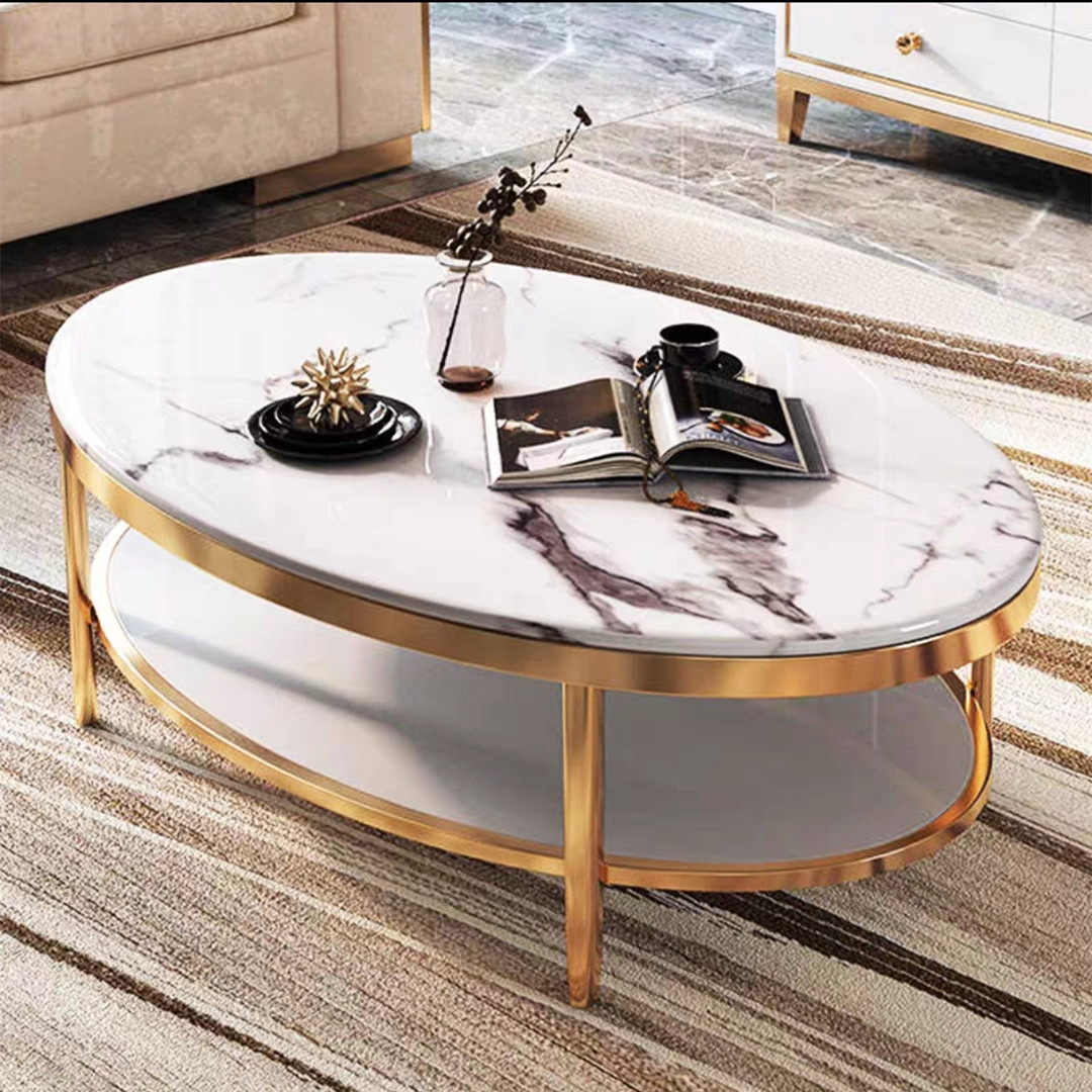Modern luxury marble coffee table