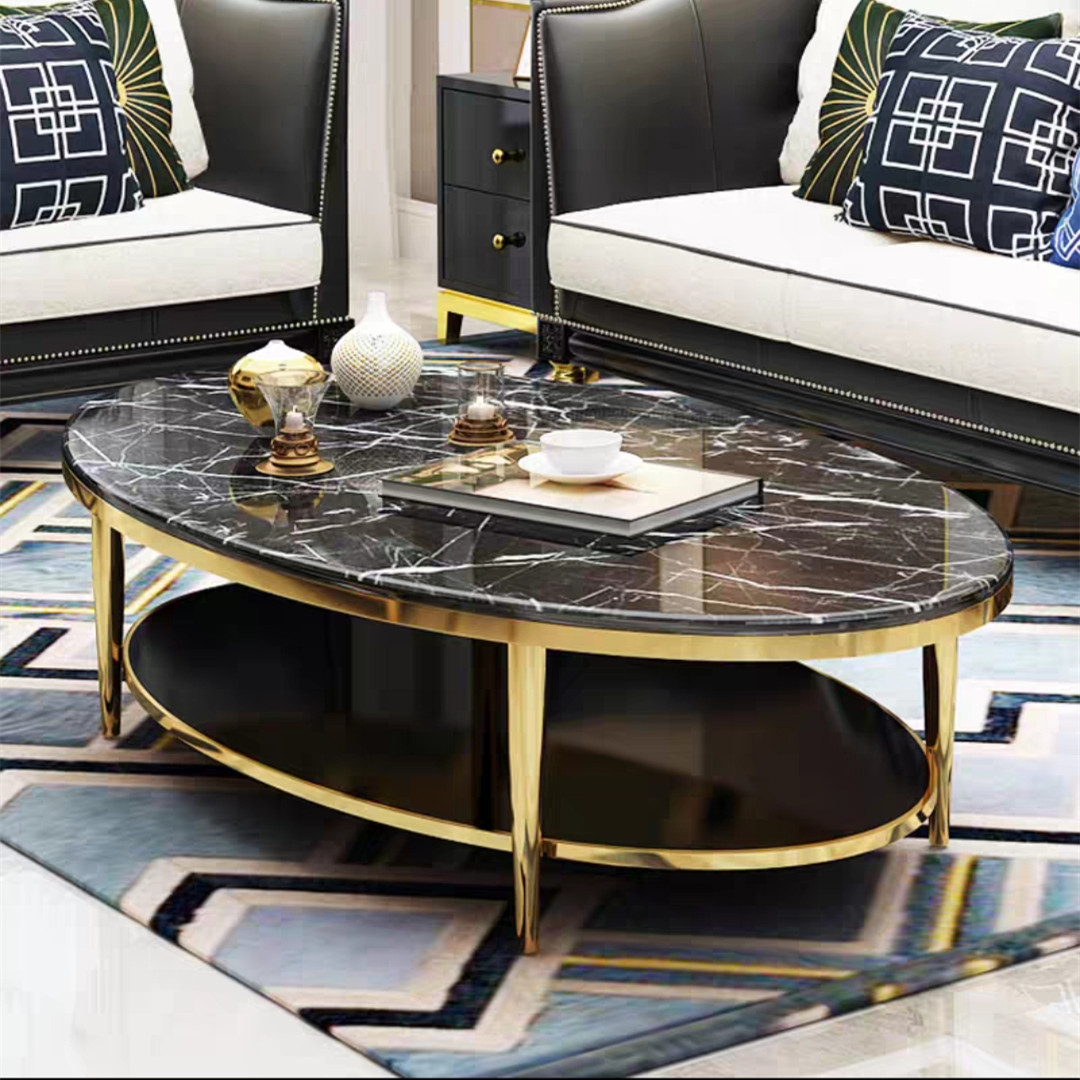 Modern luxury marble coffee table
