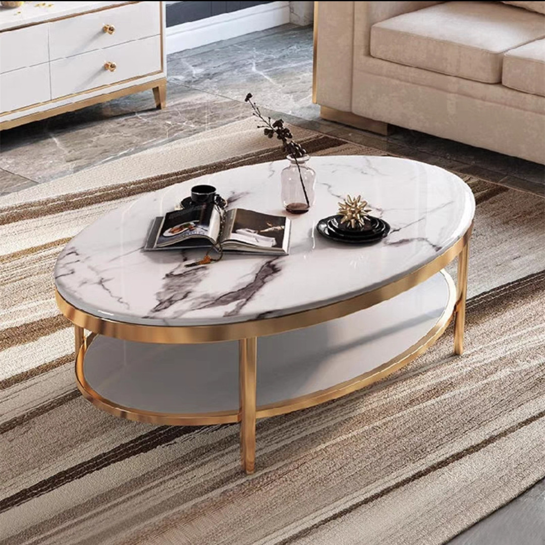 Modern luxury marble coffee table